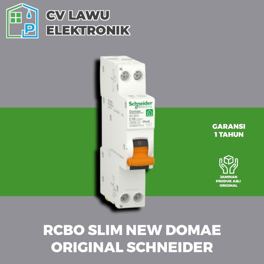 Jual RCBO SLIM 1P + N 30mA Schneider RCCB 1 Phase 6A 10A 16A 20A 25A 32A | Shopee Indonesia