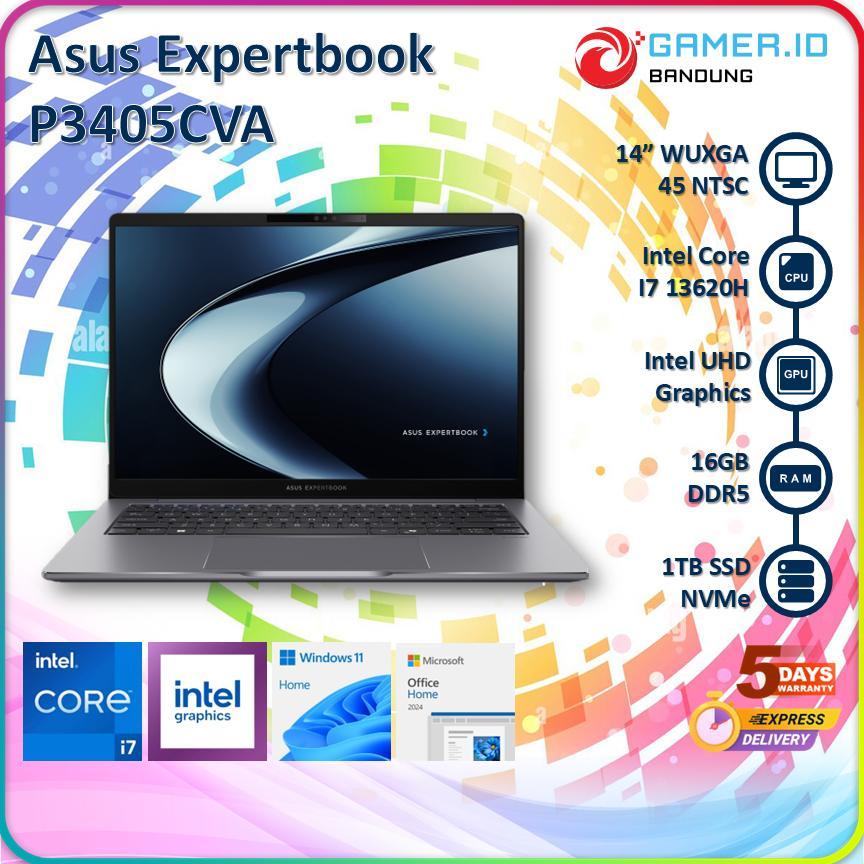 Jual ASUS EXPERTBOOK P3405CVA CORE I7 13620H 16GB 1TB 14" WUXGA IPS 45 NTSC | Shopee Indonesia