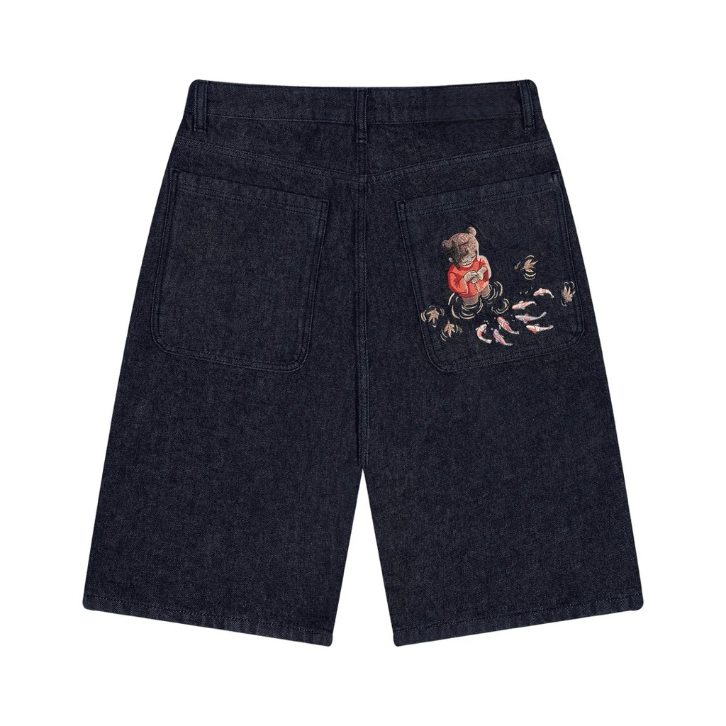 Jual Sai - KOI Jorts Pants Raw Denim 3/4 Pants | Shopee Indonesia