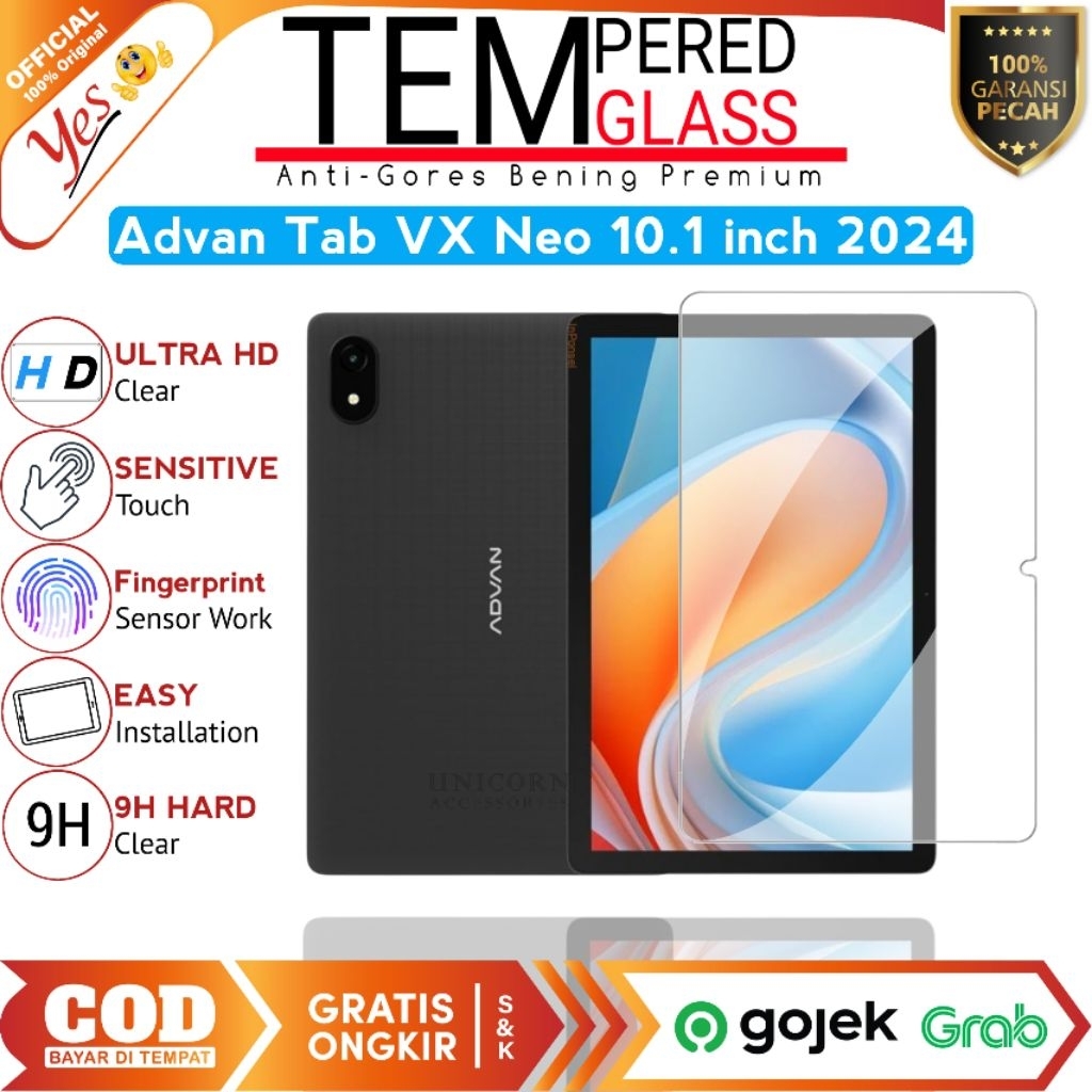 Jual ADVAN TAB VX NEO / Advan Tab VX Neo / 10.1 inch 2024 / Tempered ...