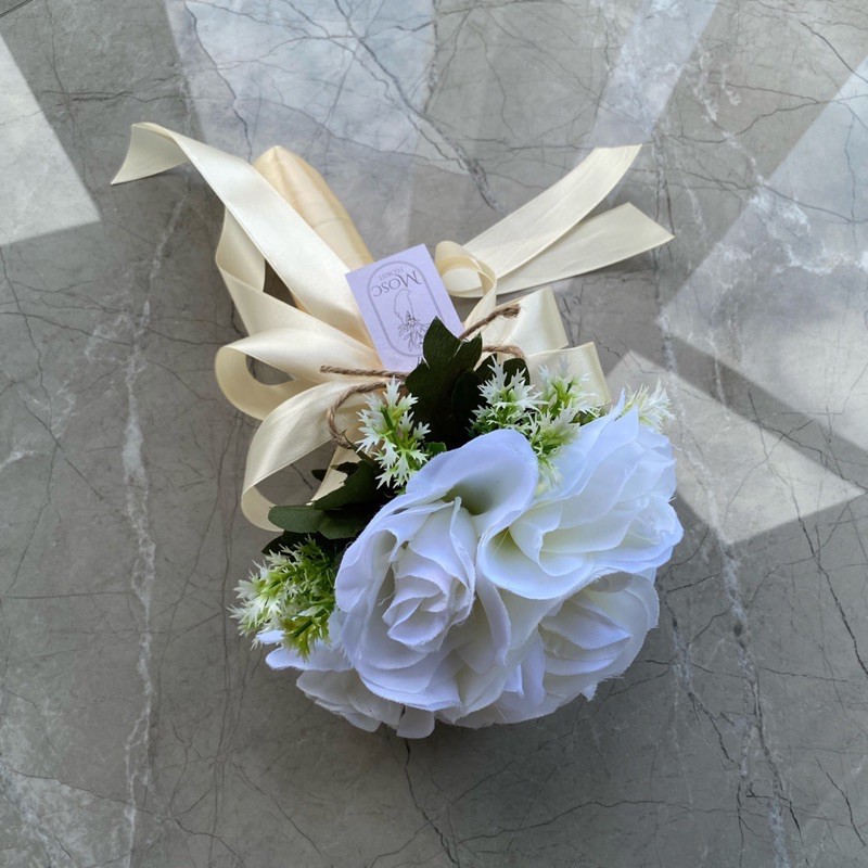 Jual Buket Bunga Pernikahan Pengantin Hand Bouquet Wedding Buket Bunga ...