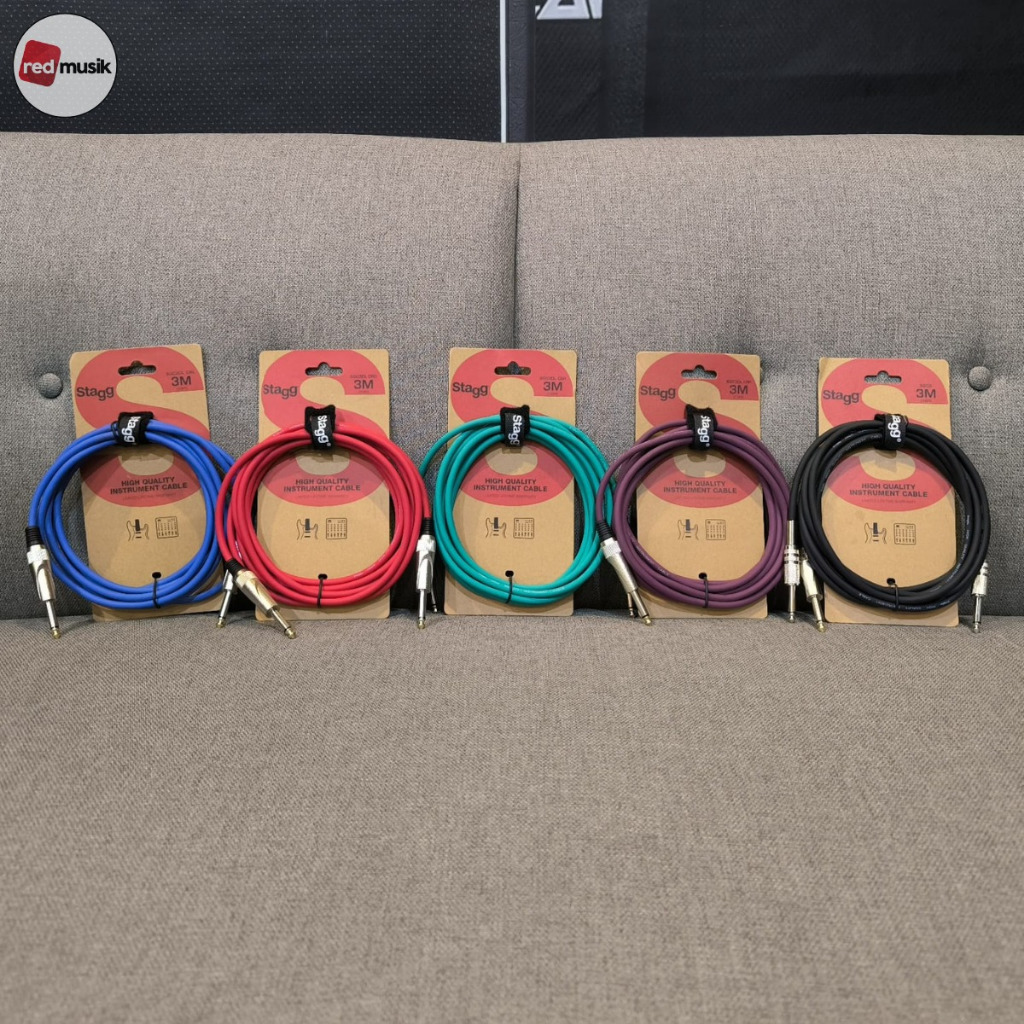 Jual Kabel Gitar Stagg SGC3DL SGC3 3M Instrument Cable Jack SGC3DL SGC3 ...