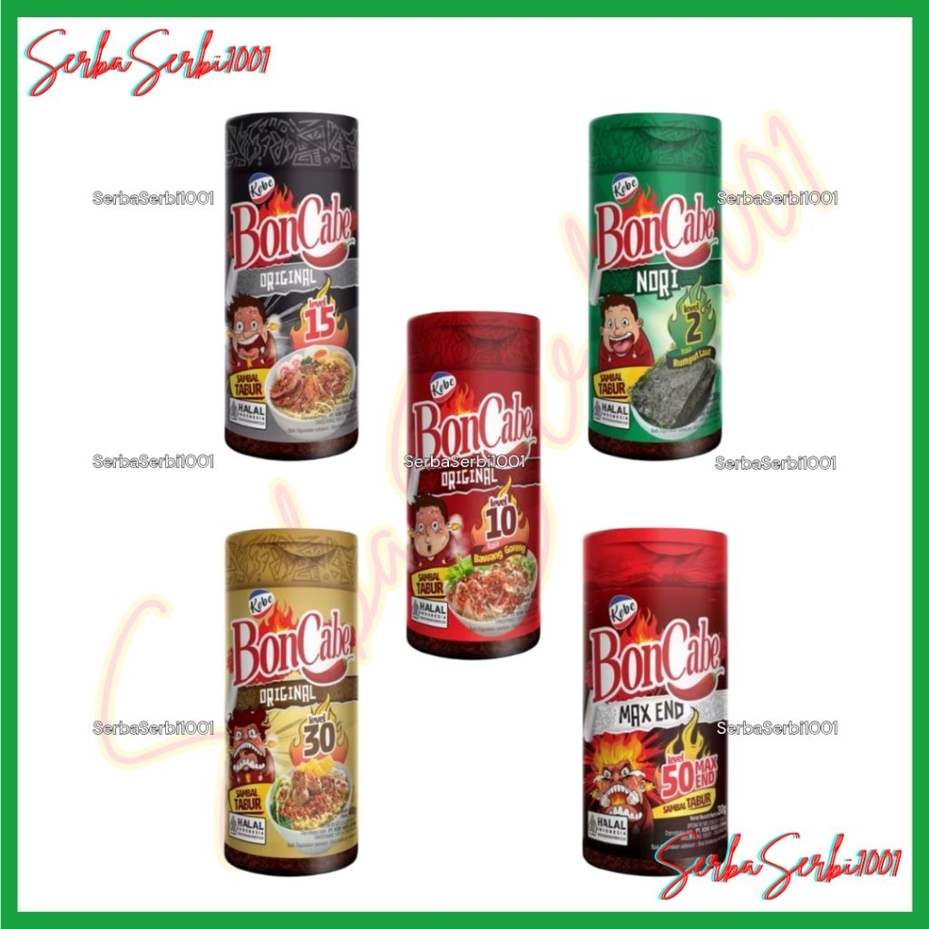 Jual BONCABE BON CABE MAX END / NORI / LEVEL 10 / LEVEL 15 / LEVEL 30 ...