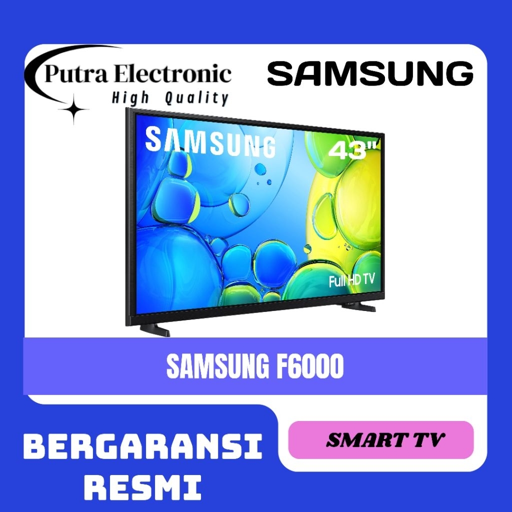 Jual SAMSUNG 43F6000 / UA43F6000 / 43F6000FKXXD FULL HD SMART TV 43 INCH 2025 SERIES | Shopee ...
