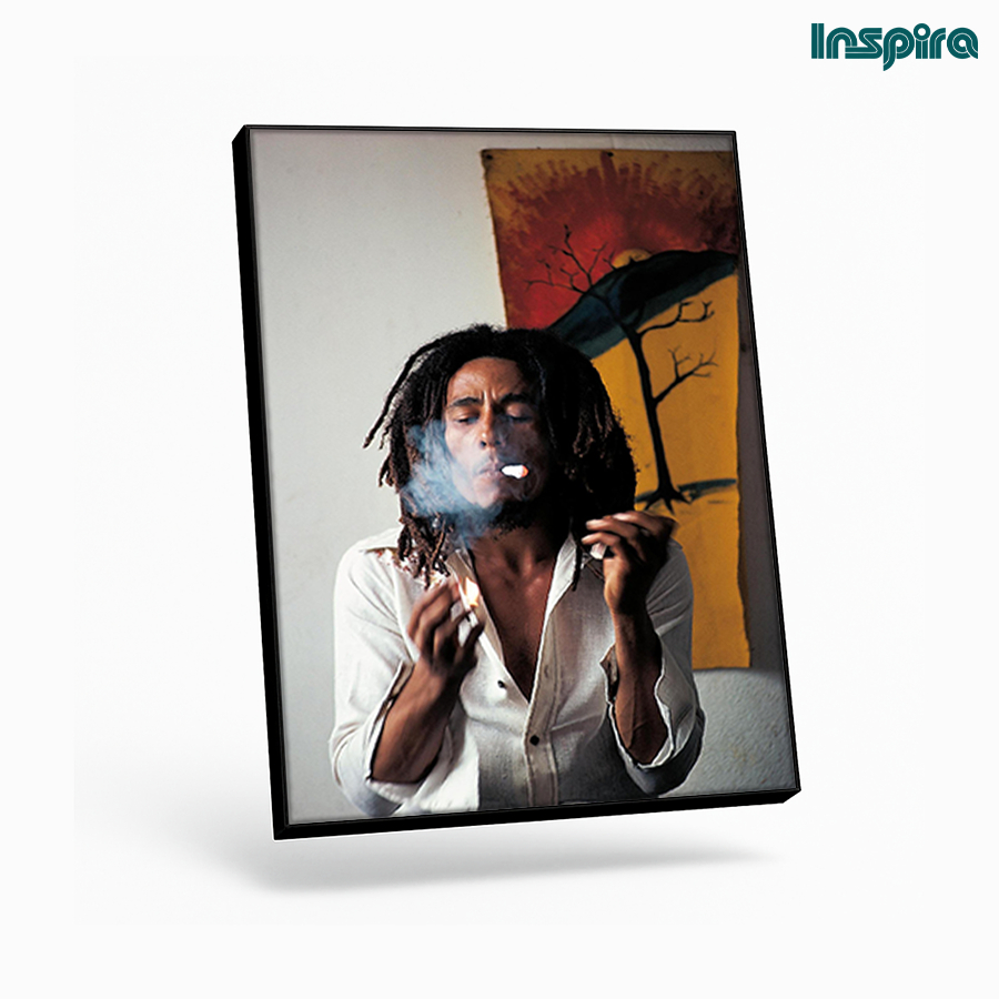 Jual Inspira Bob Marley Reggae Bingkai Frame Chrome Dekorasi Dinding ...