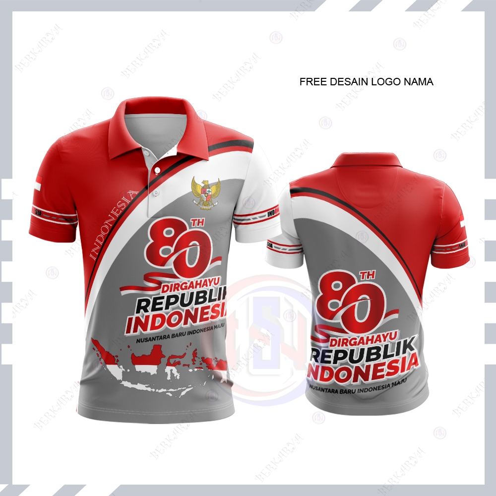 Jual Kaos Polo Jersey 17 Agustus 2025 Baju Panitia Hut Ri Ke 80 Kaos Baju 17 Agustus 2025 ...