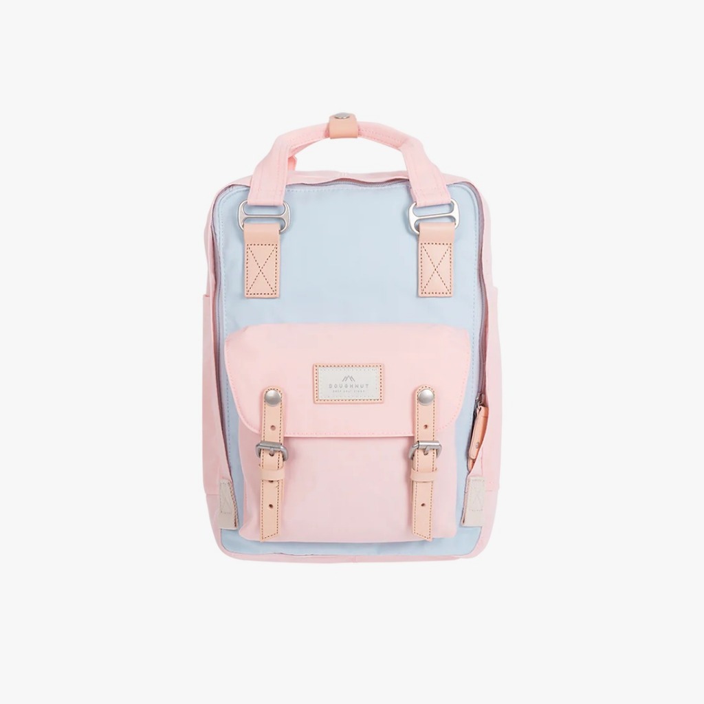 Jual Doughnut Macaroon Backpack Crinkle Nylon Cream X Iceberg X Sakura ...