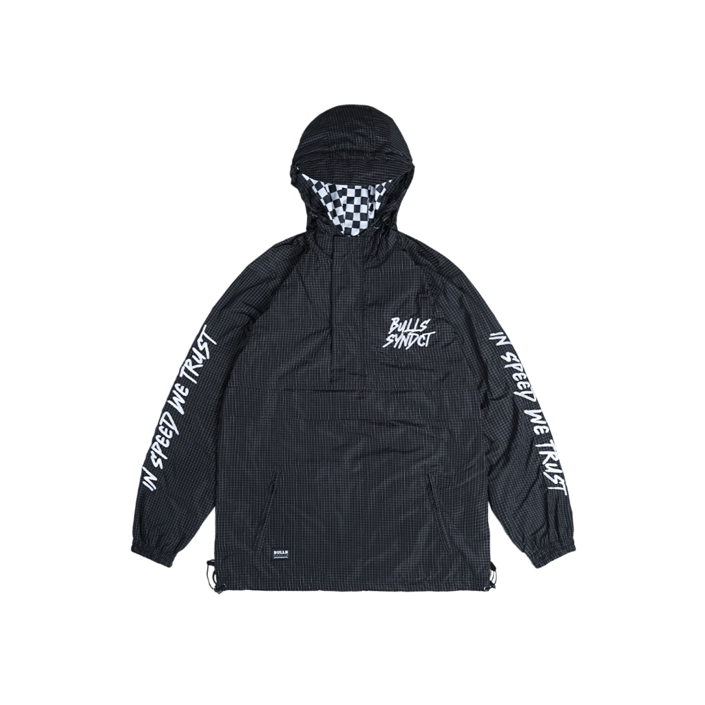 Jual BULLS SYNDICATE ANORAK JACKET ANATOLY BLACK | Shopee Indonesia