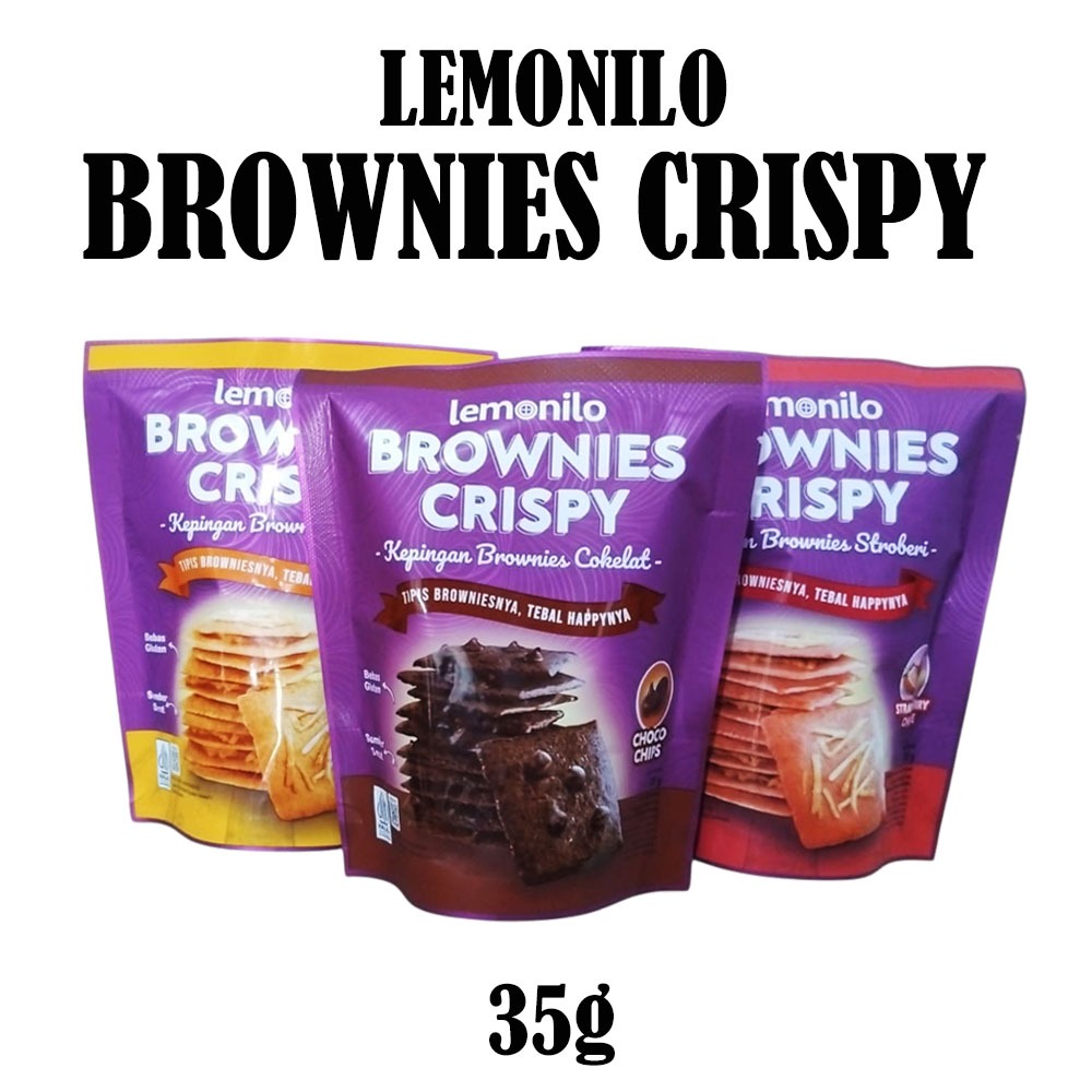 Jual LEMONILO BROWNIES CRISPY 35g | Shopee Indonesia