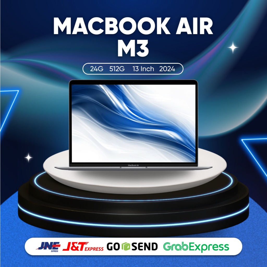 Jual Macbook Air 2024 A3113 M3 24GB 512GB 13 Inch Second Original ...