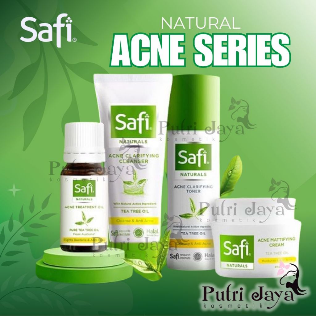 Jual SAFI- Natural Acne- Series -Cleanser/ Toner/ Moisturizer ...