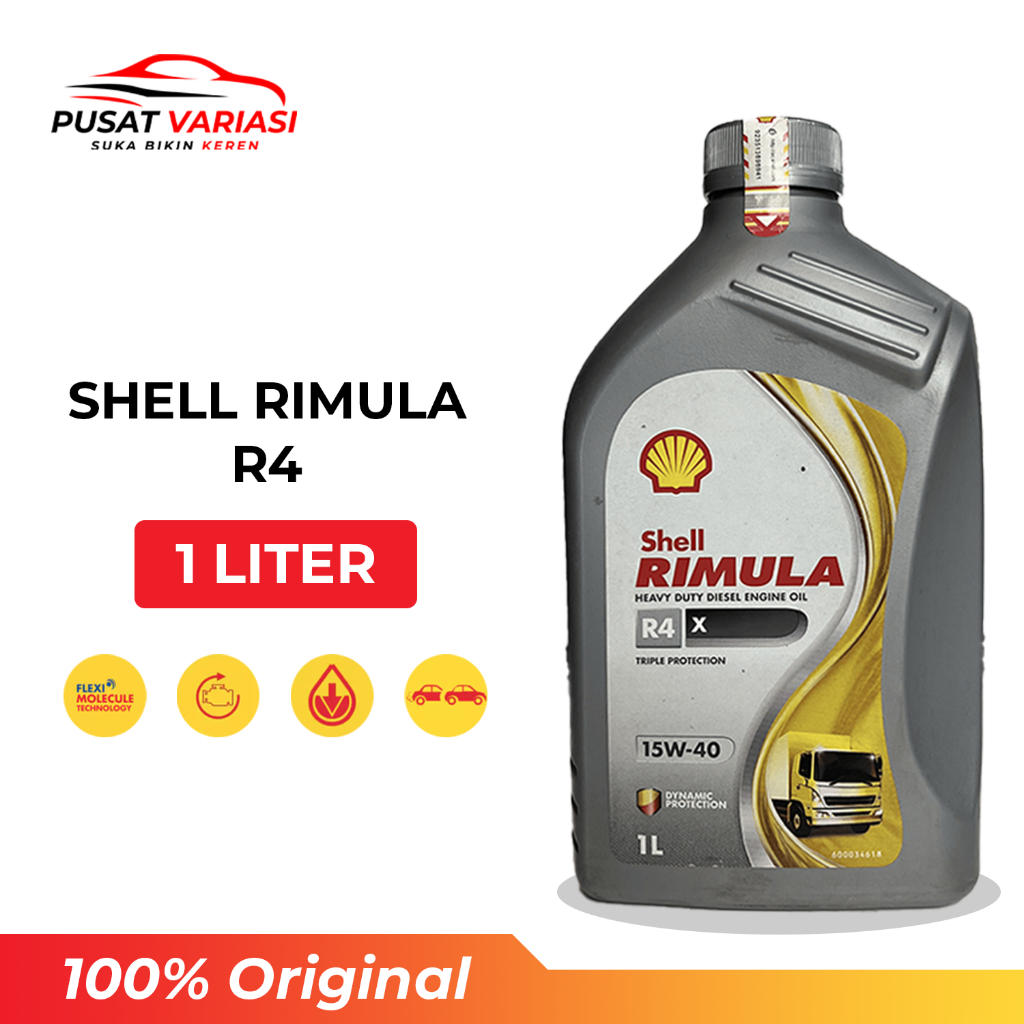 Jual Shell Rimula R4 15W-40 – Heavy Duty Diesel Engine Oil | Shopee ...