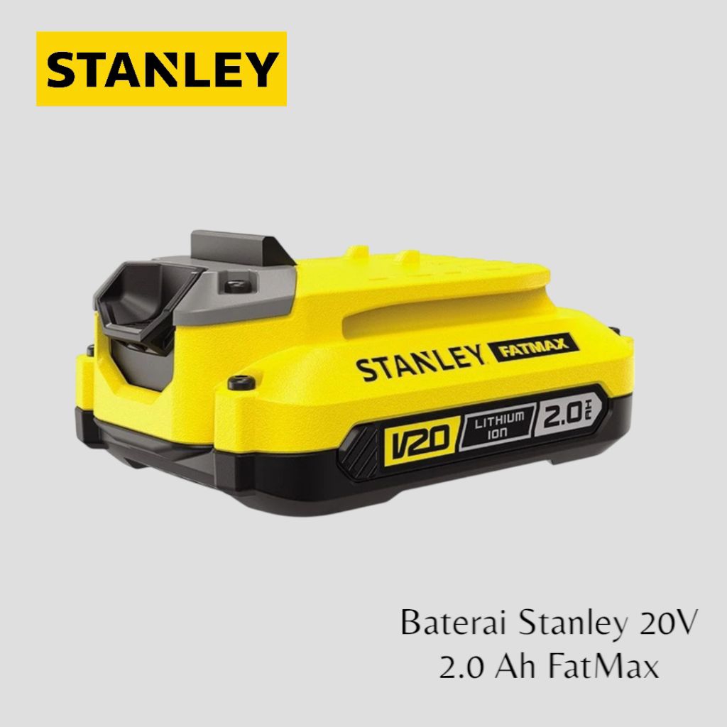 Jual Baterai Stanley 20V 2.0 Ah FatMax SB202 Batere Cordless Stanley ...
