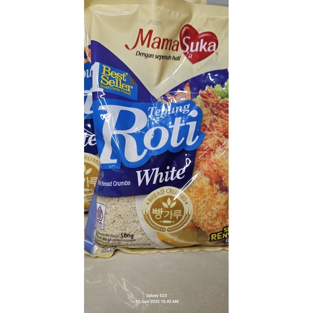 Jual MAMA SUKA tepung roti 500gram. white bread crumb mamasuka kemasan ...