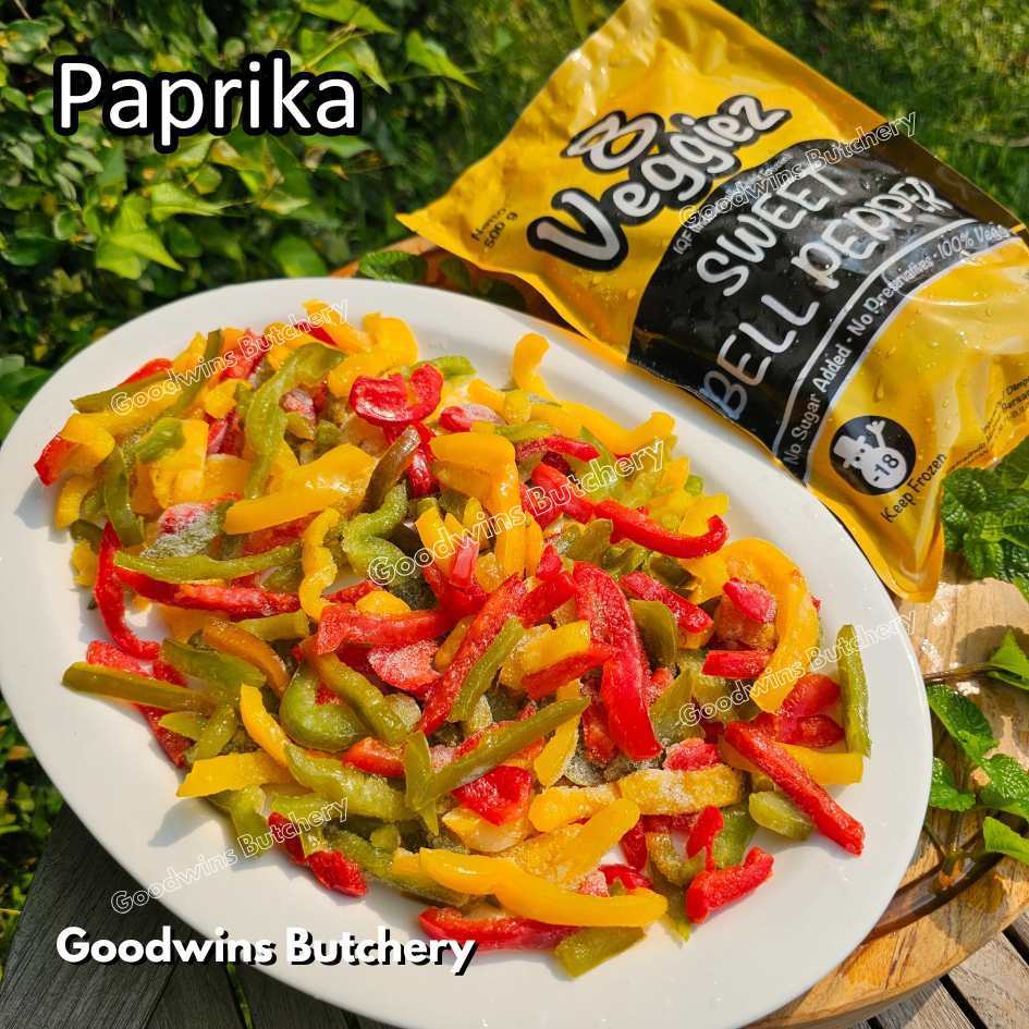 Jual PAPRIKA MIXED COLOURS Capsicum Sweet Bell Pepper sayuran beku 8 ...