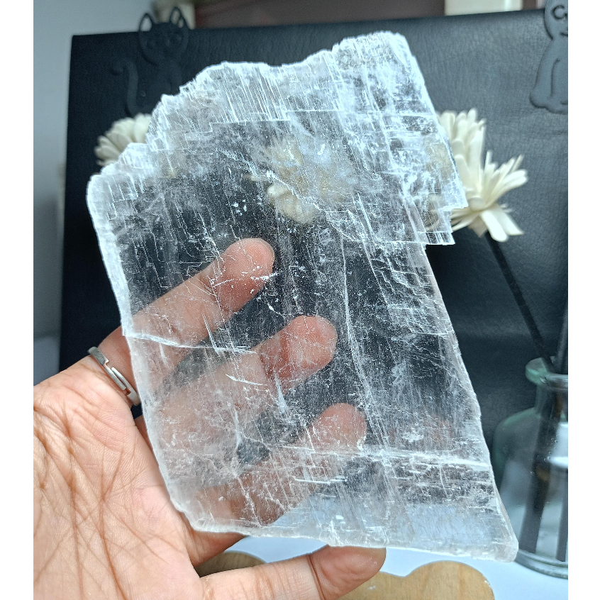 Jual Clear Selenite mexico slab Top Grade (4) | Shopee Indonesia