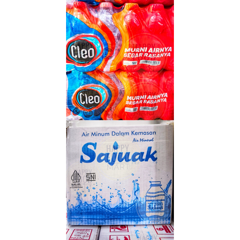 Jual [TERMURAH] CLEO AIR MURNI BOTOL MINI 220 ML 1 PACK 24 PCS/AIR MINERAL BPA FREE/SAJUAK AIR ...