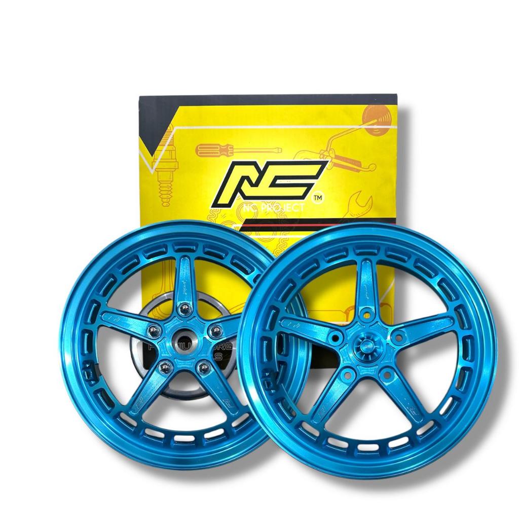 Jual Velg Forged NC Project Special Ice Blue Vespa Sprint Primavera GTS ...