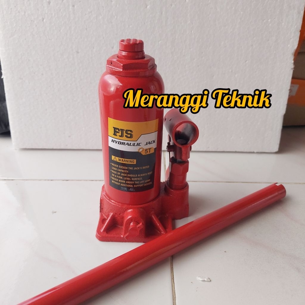 Jual id4532 Dongkrak botol 5 ton hydraulic jack untuk mobil universal ...