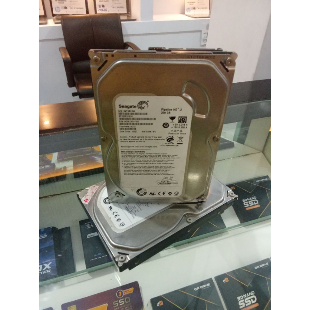 Jual Harddisk PC SATA SEAGATE 250GB 3.5" Second Harga Murah | Shopee ...