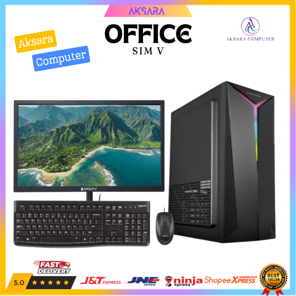 Jual Komputer Full Set Murah Intel Core i3 Ram 8GB SSD 256GB HDD 500GB LED 19" Cocok Buat Office ...