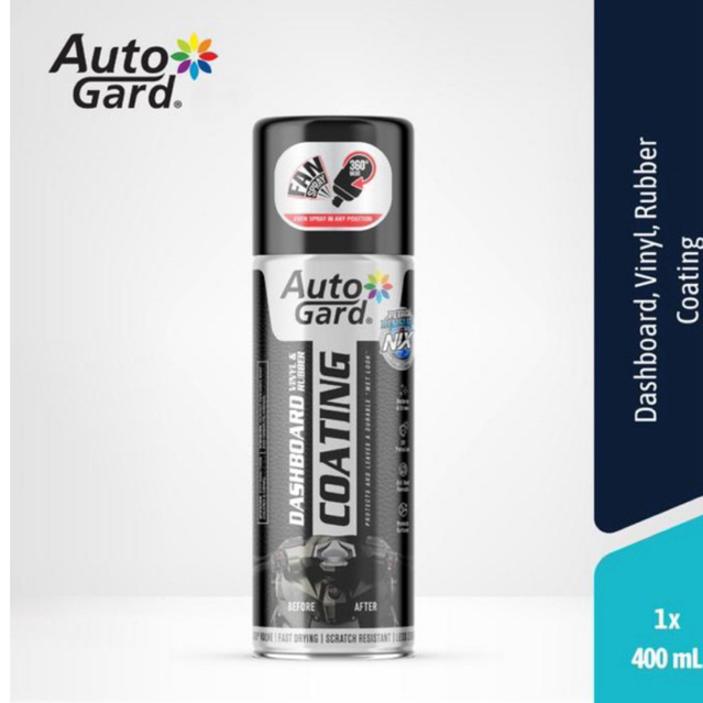 Jual Cat Semprot Autogard Dashboard Coating BLACK 400cc Cat Dashboard ...