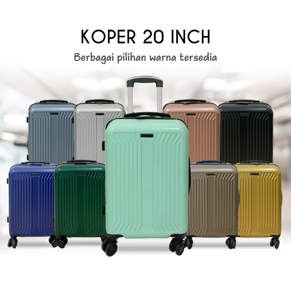 Jual [ READY ] Koper Fiber 20 Inch Koper Kabin Anti Pecah Tahan Banting ...
