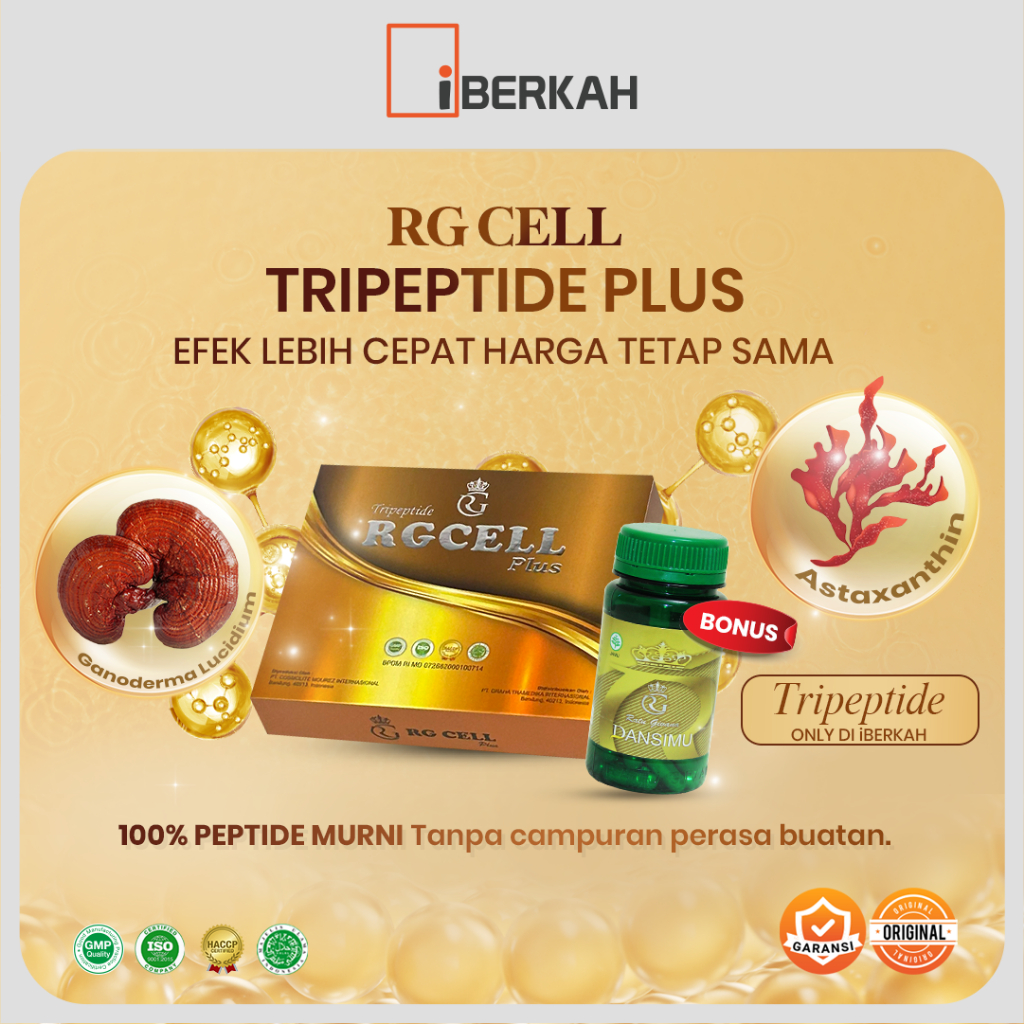 Jual RG Cell Tripeptide Original + Dansimu - 100% Peptide Suplemen ...