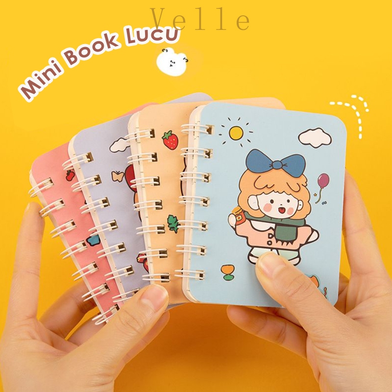 Jual VELLE A7 Mini Book Lucu/ Diary Mini/ Buku Catatan Anak-anak/ Buku ...