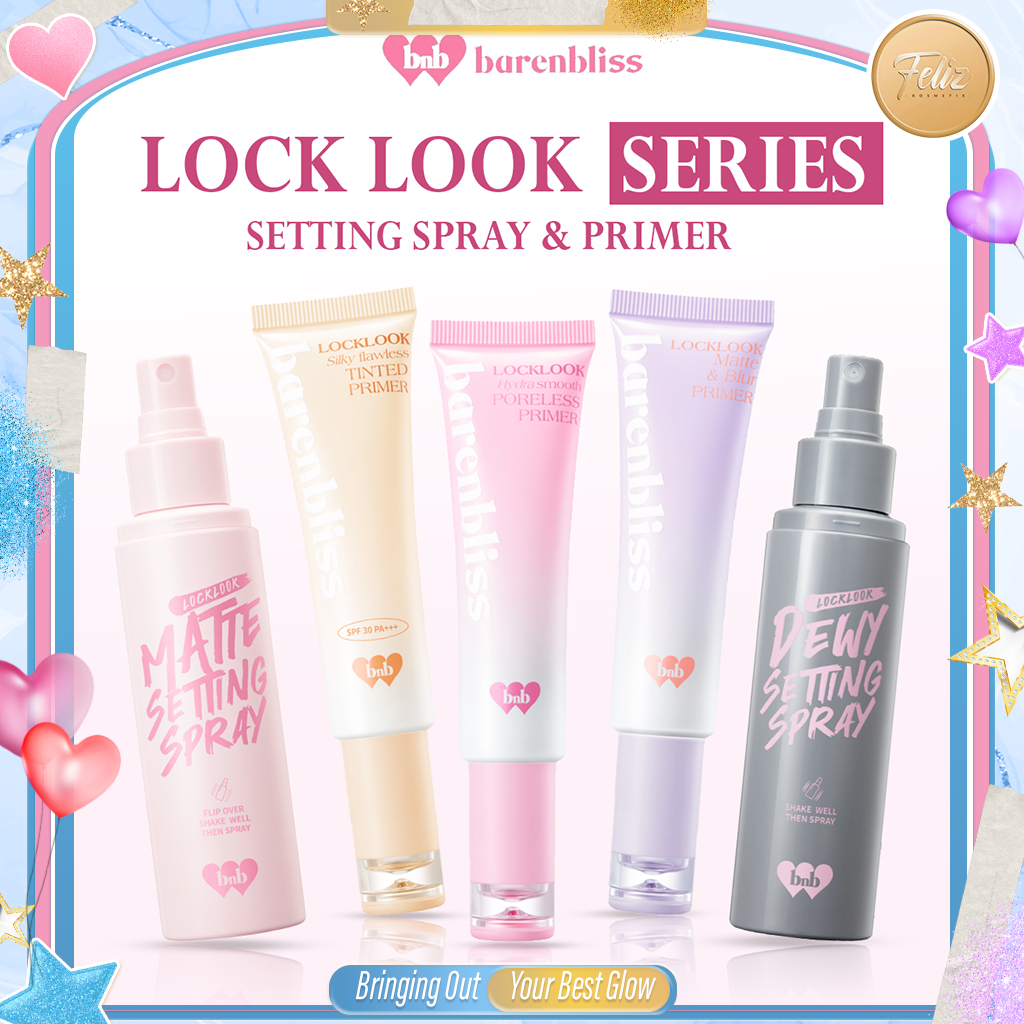 Jual * FELIZ * BNB Barenbliss Lock Look Setting Spray | Primer Silky ...