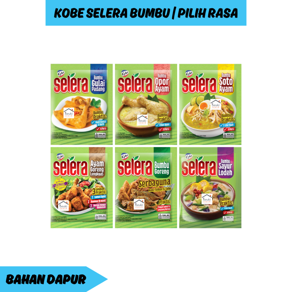 Jual Kobe Selera Bumbu Masak Instan Berbagai Varian Pilih Rasa | Shopee ...