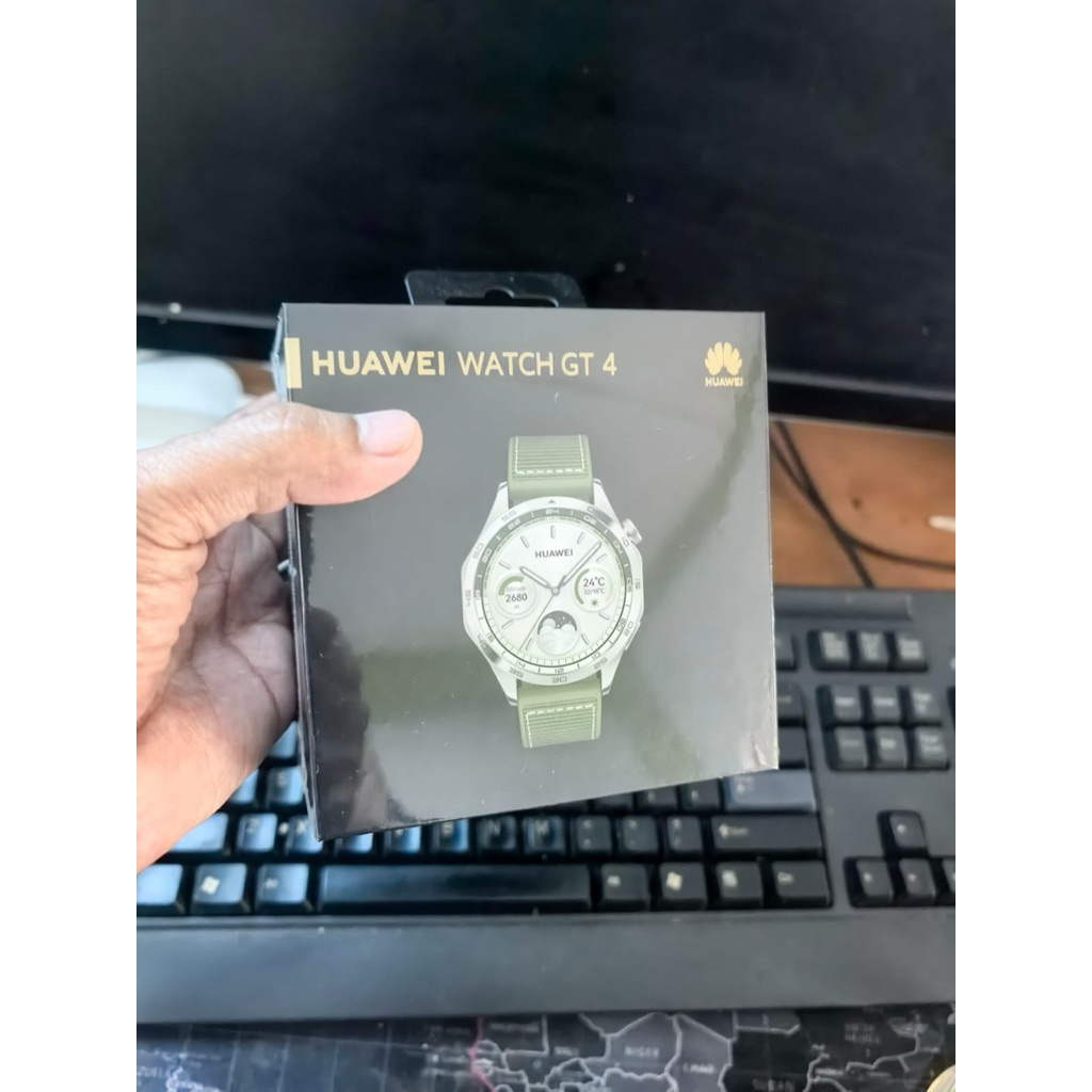 Jual smartwatch huawei watch gt 4 green jam tangan olahraga huawei ...