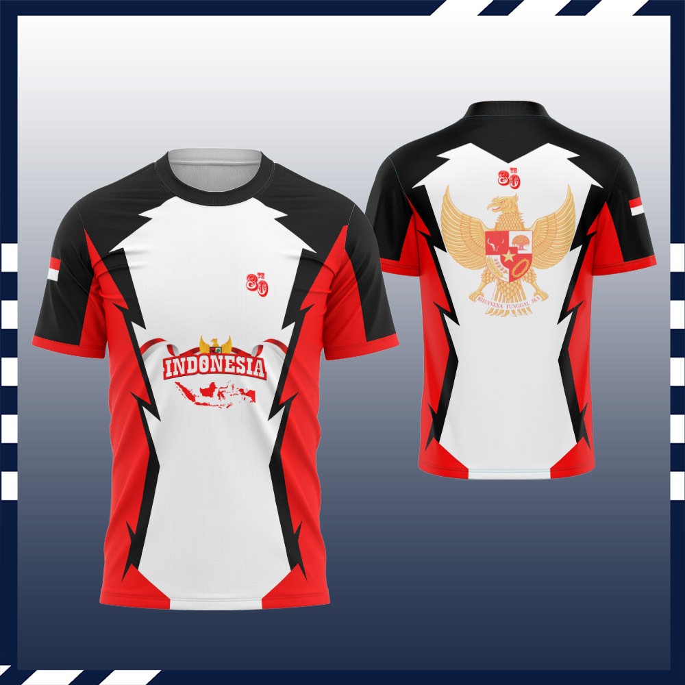 Jual Baju Kaos Jersey Pria 17-AGUSTUSAN 2025 Kaos Baju POLO Pria HUT RI KE-80 2025Terbaru Desain ...