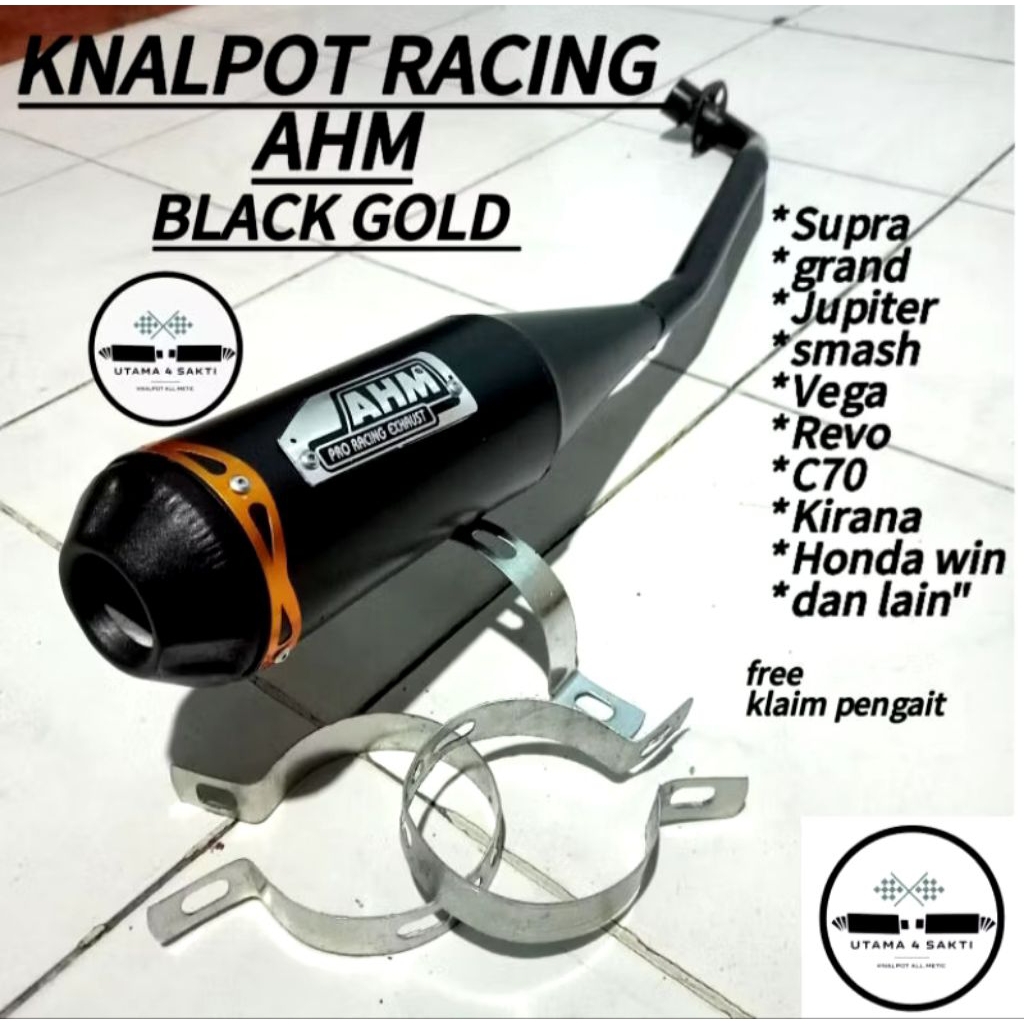 Jual Knalpot AHM racing Supra Revo Vega Smash Jupiter Crypton | Shopee ...