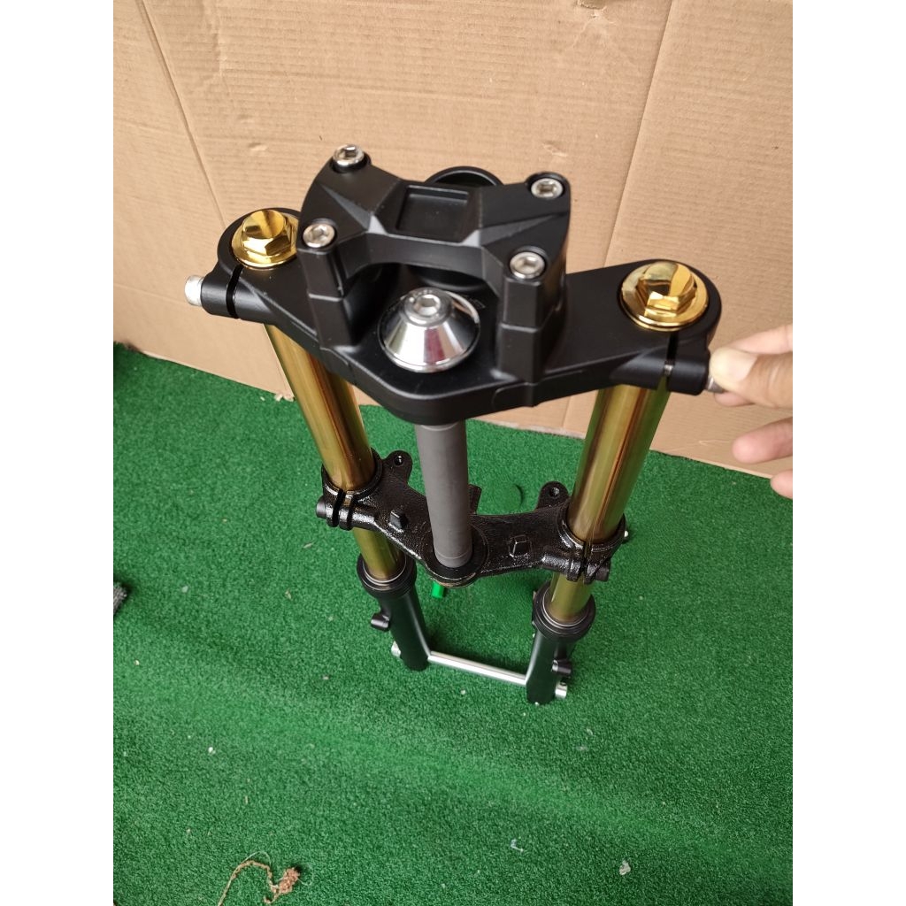 Jual Shock depan RX king model ninja pnp RX king Vixion Byson set as tabung kanan dan kiri dan ...