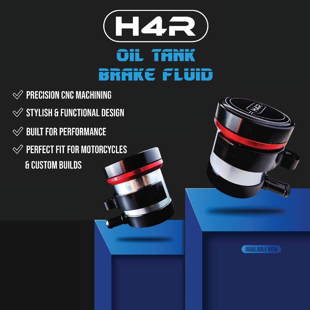 Jual Oil Tank H4R Tabung Minyak Rem CNC Universal | Shopee Indonesia