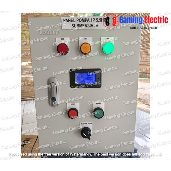 Jual panel pompa 1p 5.5hp + capacitor | Shopee Indonesia