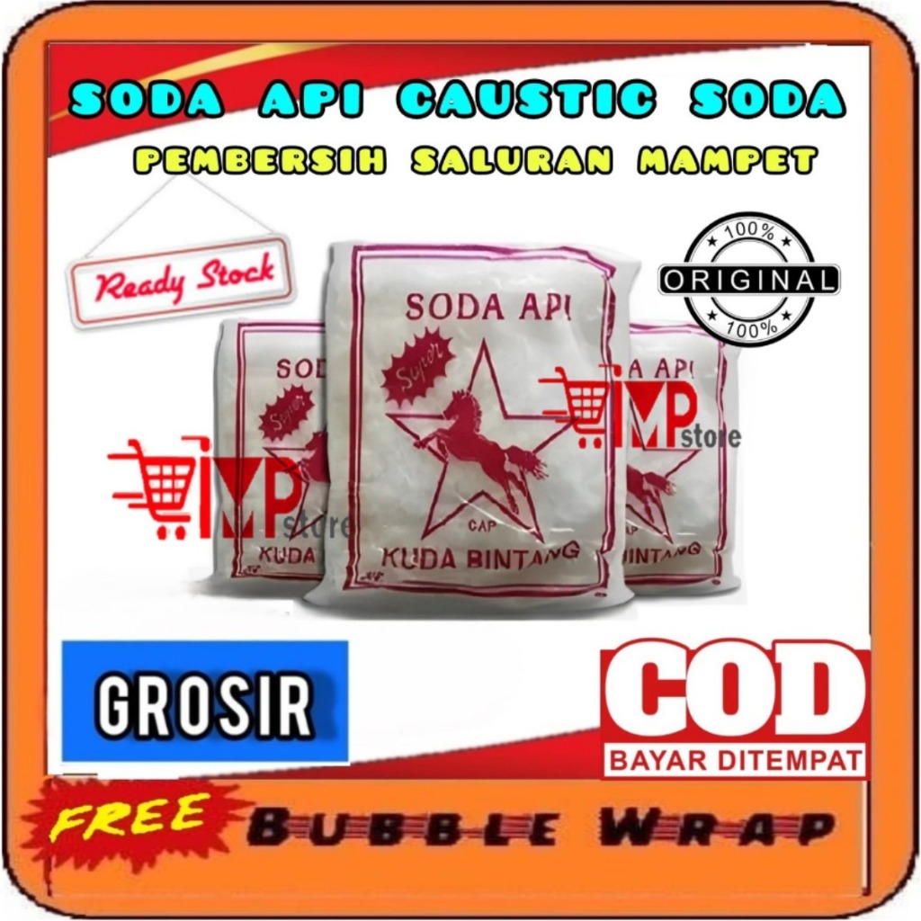 Jual [GROSIR] Soda Api Cap Kuda Bintang / Obat Anti Sumbat 1/2KG Soda ...