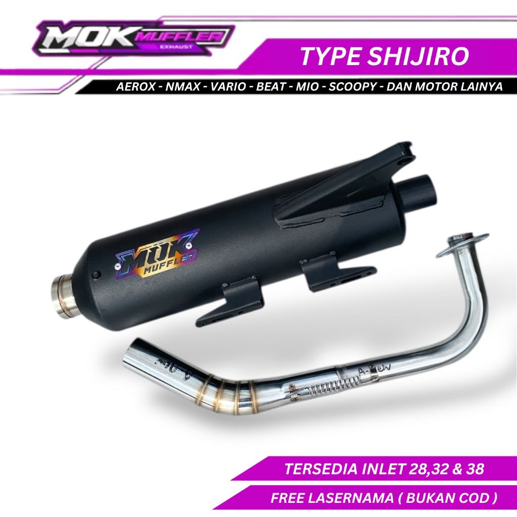 Jual Knalpot Standar Racing Shijiro Gantungan Atas Bawah Leher Kolong ...