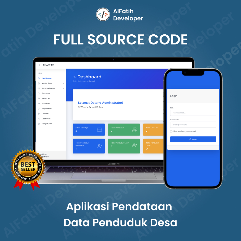 Jual Aplikasi Pendataan Data Penduduk Desa berbasis Website | Shopee Indonesia