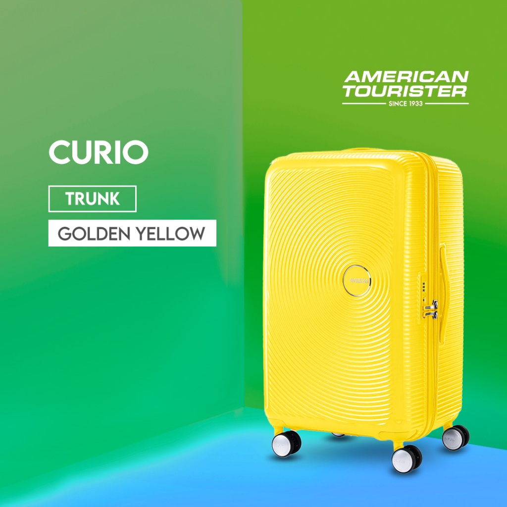 Jual American Tourister Koper Hardcase Curio Trunk 27inch- Golden ...