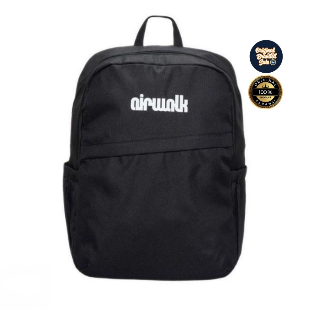 Jual ORIGINAL GARANSI TAS AIRWALK CANTA BACKPACK BLACK | Shopee Indonesia