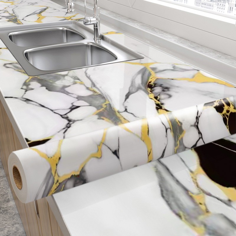 Jual Wallpaper Sticker Dapur Anti Air Anti Minyak Tahan Panas 60CM*3M ...