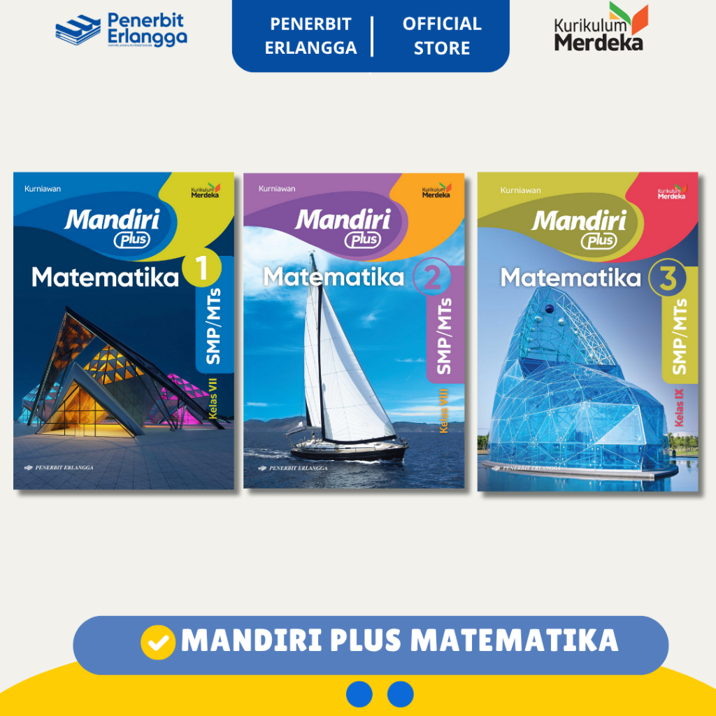 Jual [Erlangga Official] Mandiri Plus Matematika Smp/Mts Kelas 7 8 9 Kurikulum Merdeka | Shopee ...