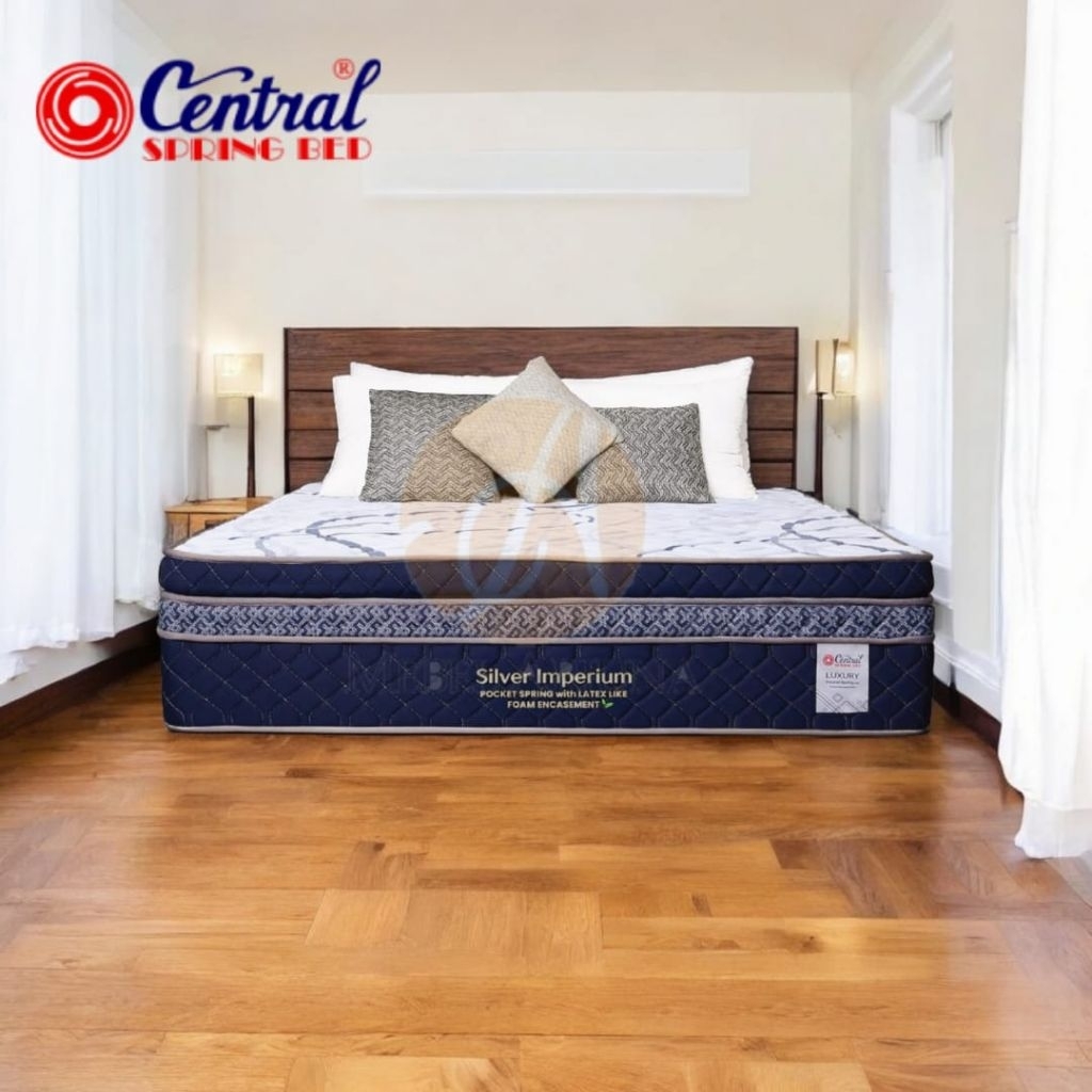 Jual Matras Springbed Central - Silver Imperium 90 100 120 140 160 180 ...