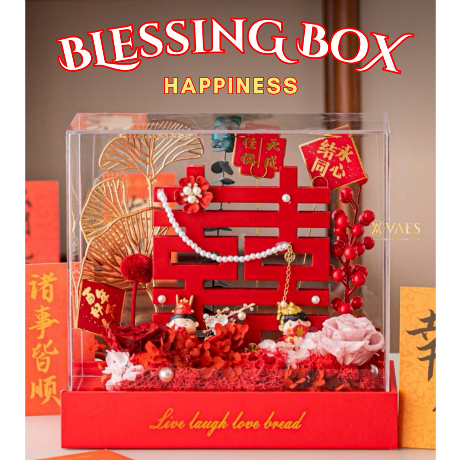 Jual [VAES] Blessing Box Hampers Ceramic Chinese Phangteh / Sangjit ...