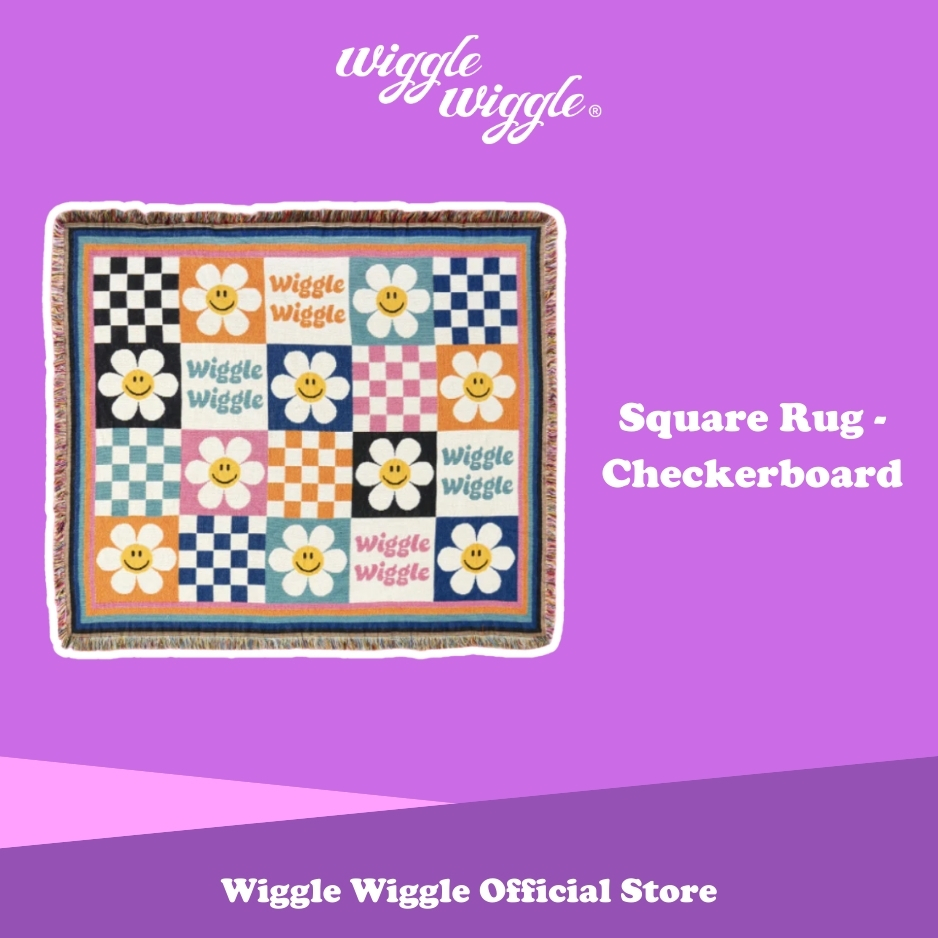 Jual Wiggle Wiggle Square Rug - Checkerboard Karpet Tebal Kamar Ruang ...