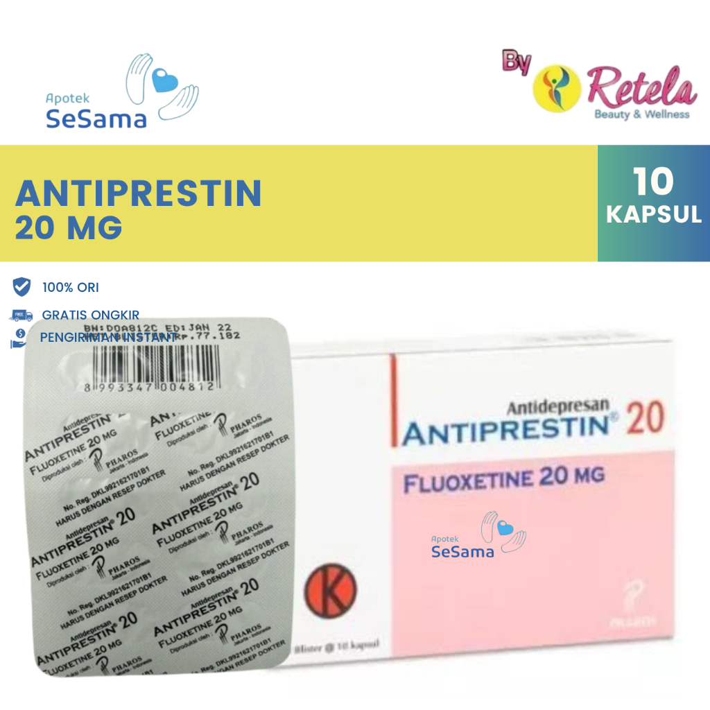 Jual ANTIPRESTIN 20MG 1 STRIP 10 CAPSUL | Shopee Indonesia