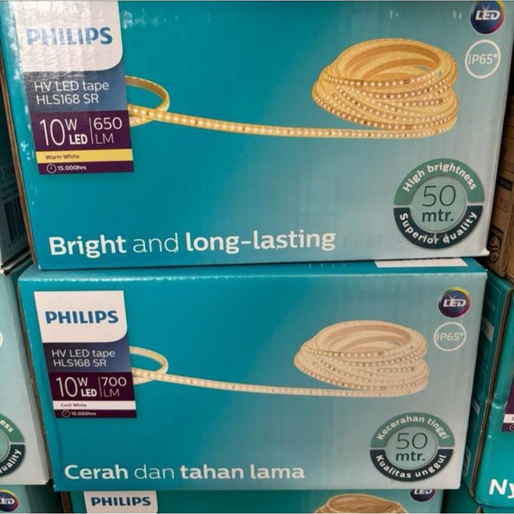 Jual Lampu PHILIPS HV LED Tape Strip HLS168 SR 10Watt COB Dotless 1 ...