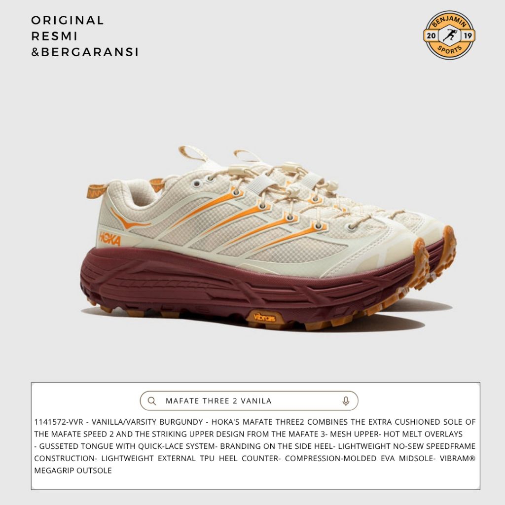 Jual Sepatu trail Running Hoka U mafate Three2 Original resmi | Shopee ...
